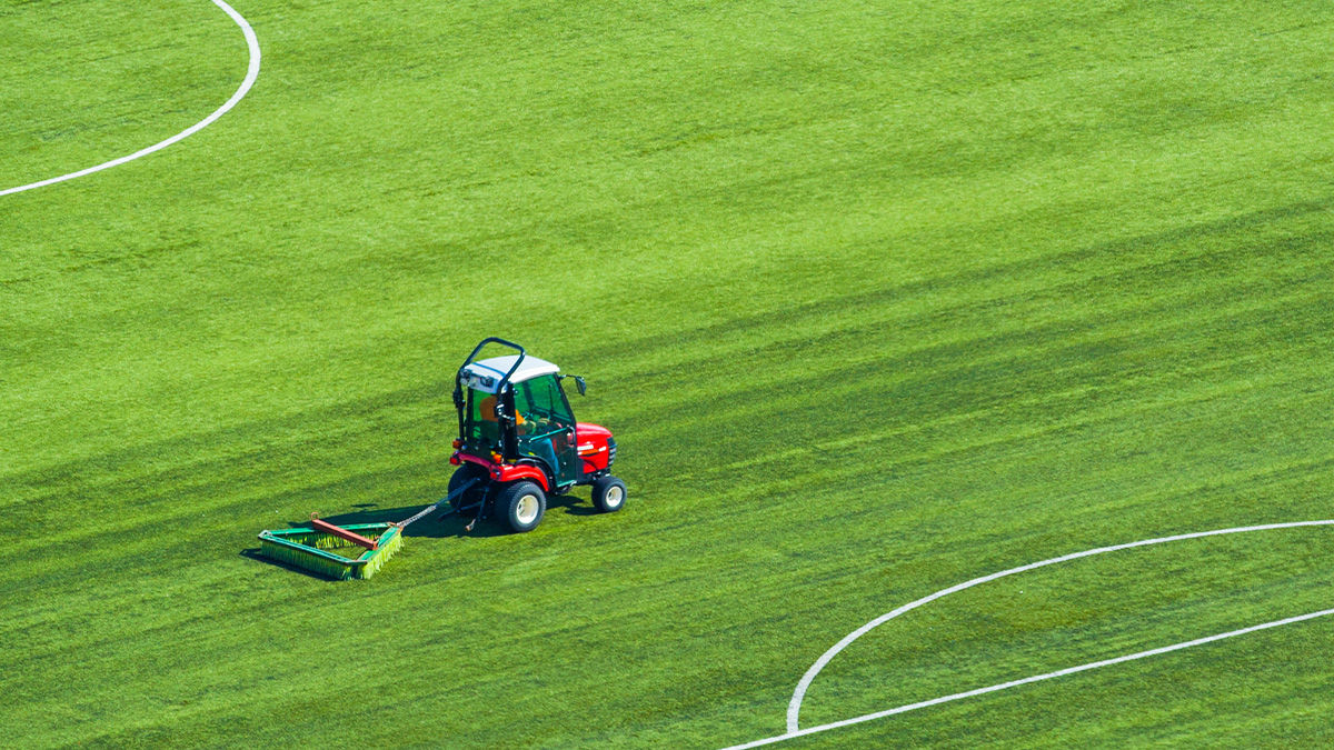 Artificial Turf Maintenance Machines for Cleaning & Decompaction